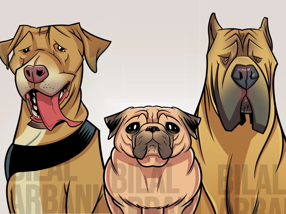 Pet Portraits & Pet Illustrations for Dogs & Cats | Upwork