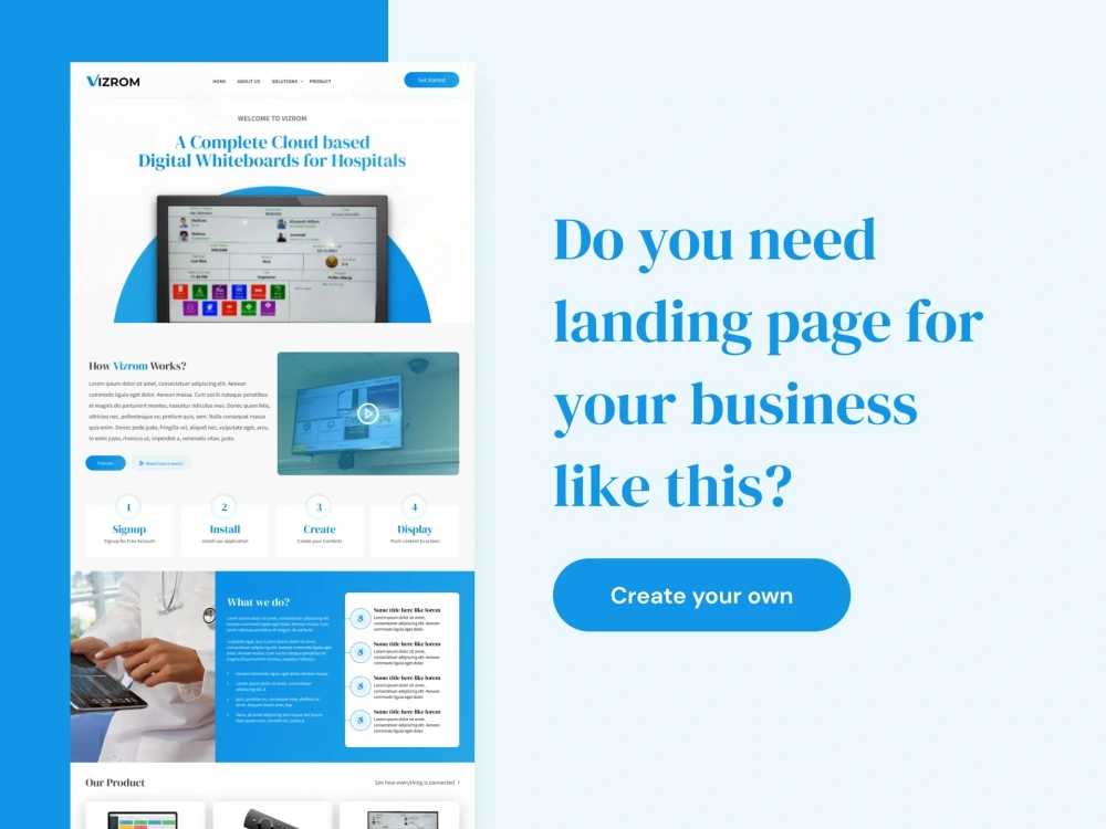 A pixel-perfect, responsive and converting landing page of your business. | Upwork