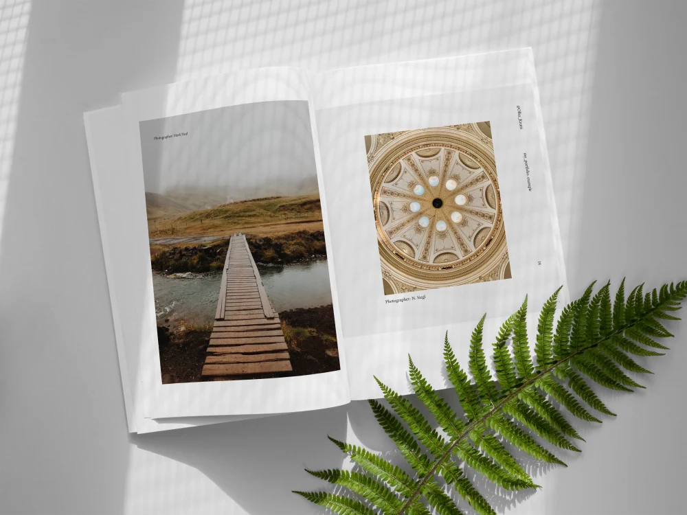 The layout of books and magazines for further printing / creating an e ...