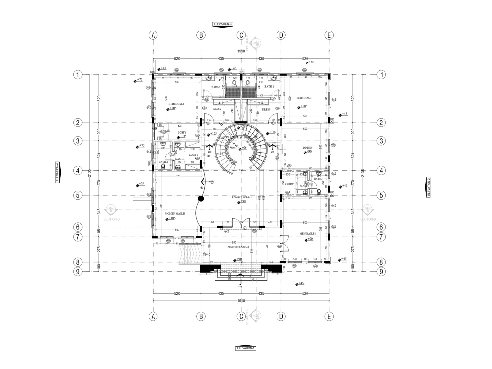 Floor Plans, Elevations, Sections, 2D & 3D & Structure of your Drawings. | Upwork