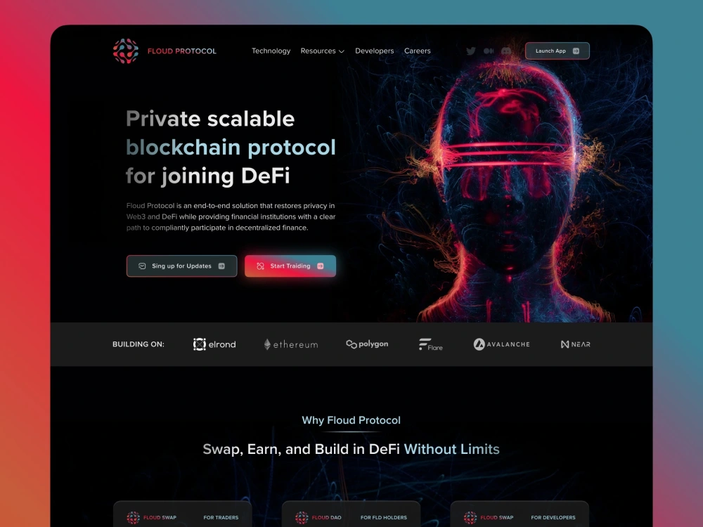 A one-page website or landing page UI design in Figma | Upwork