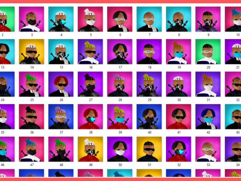 A high quality nft base character concept design for Nft Arts ...