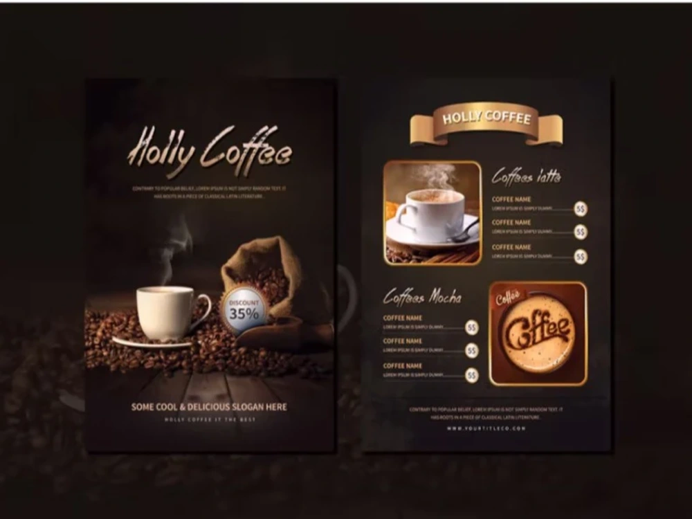 An eye-catching, professional menu design for your restaurant | Upwork