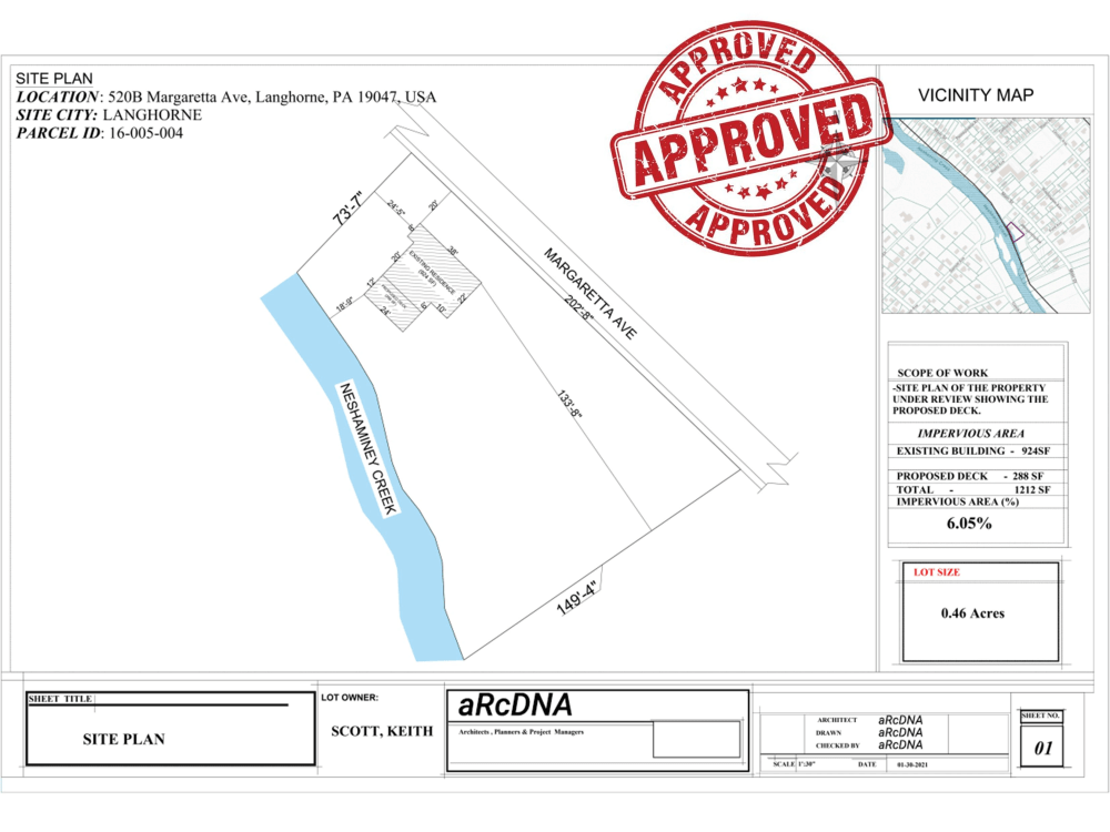 Site plan, plot plan, lot subdivision drawings for city permit in ...