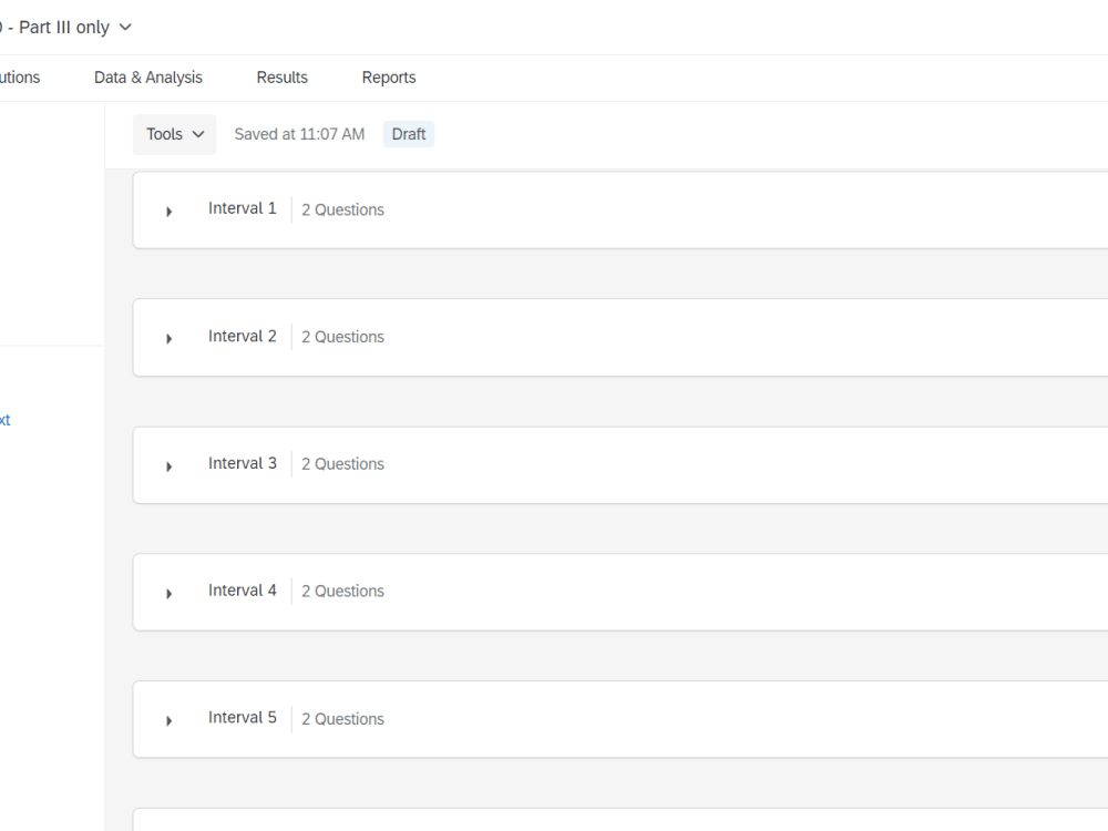 A custom coded Qualtrics' survey, with JavaScript | Upwork