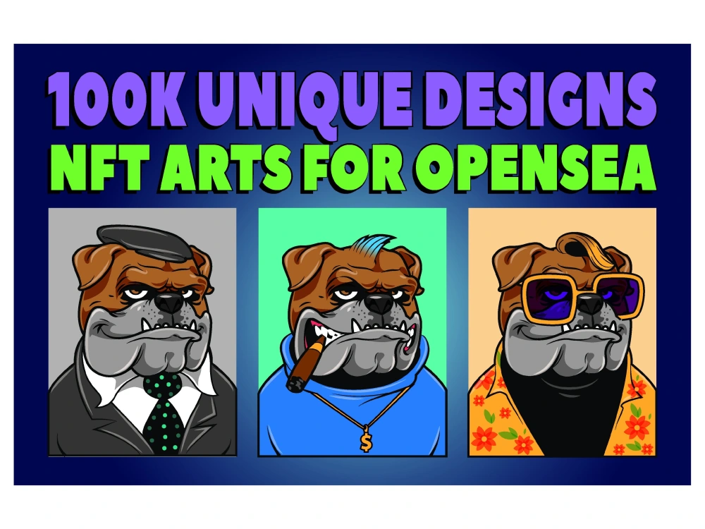 Custom nft art generated 1k 10k 100k nfts | Upwork