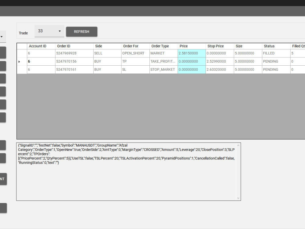 A Trading View signal Bot which uses webhook | Upwork
