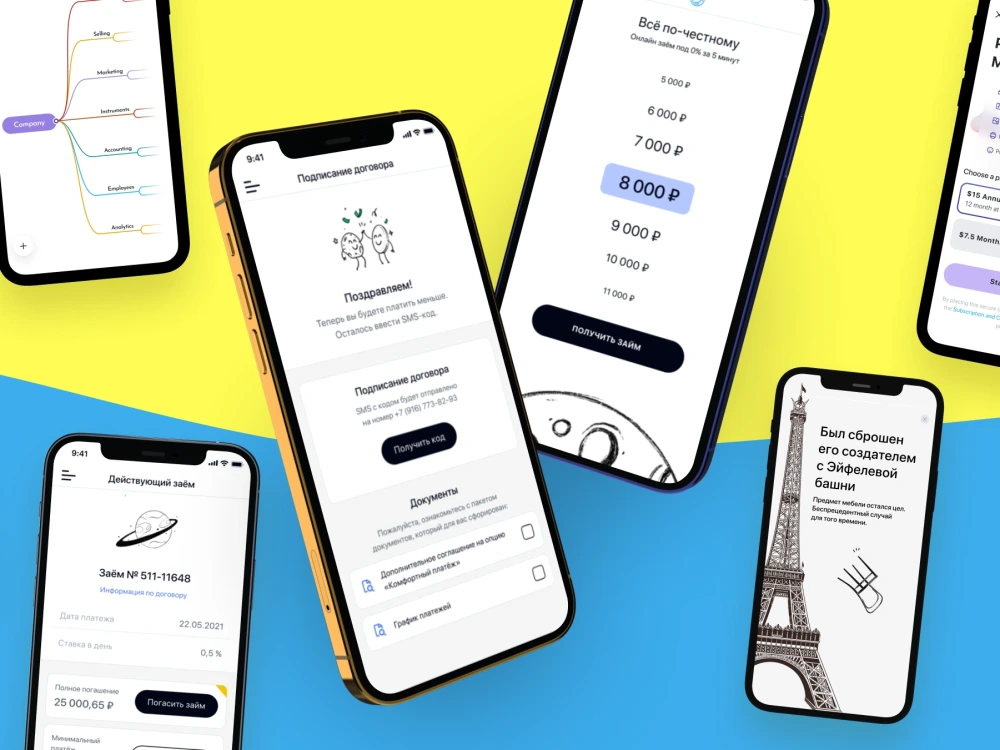 A clean & user-centered mobile apps design in Figma | Upwork