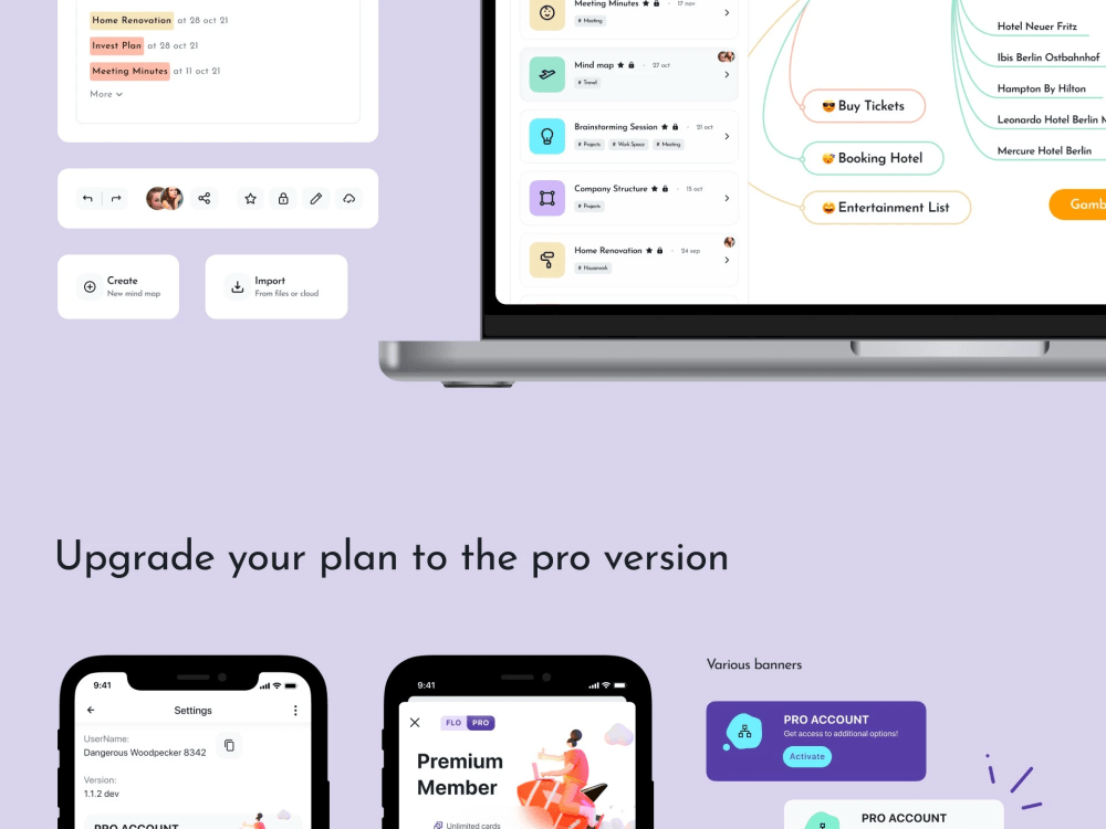 A clean & user-centered mobile apps design in Figma | Upwork