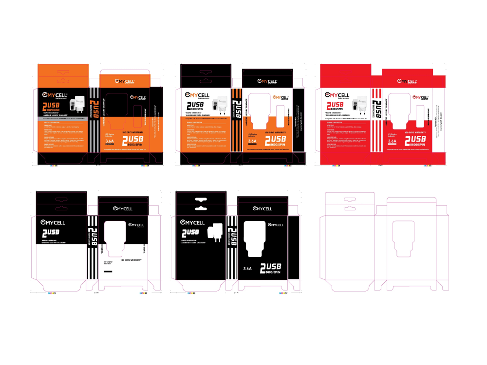 Print-ready packaging box design with die | Upwork