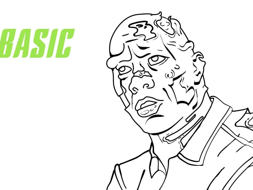 Drawing your zombie portrait | Upwork