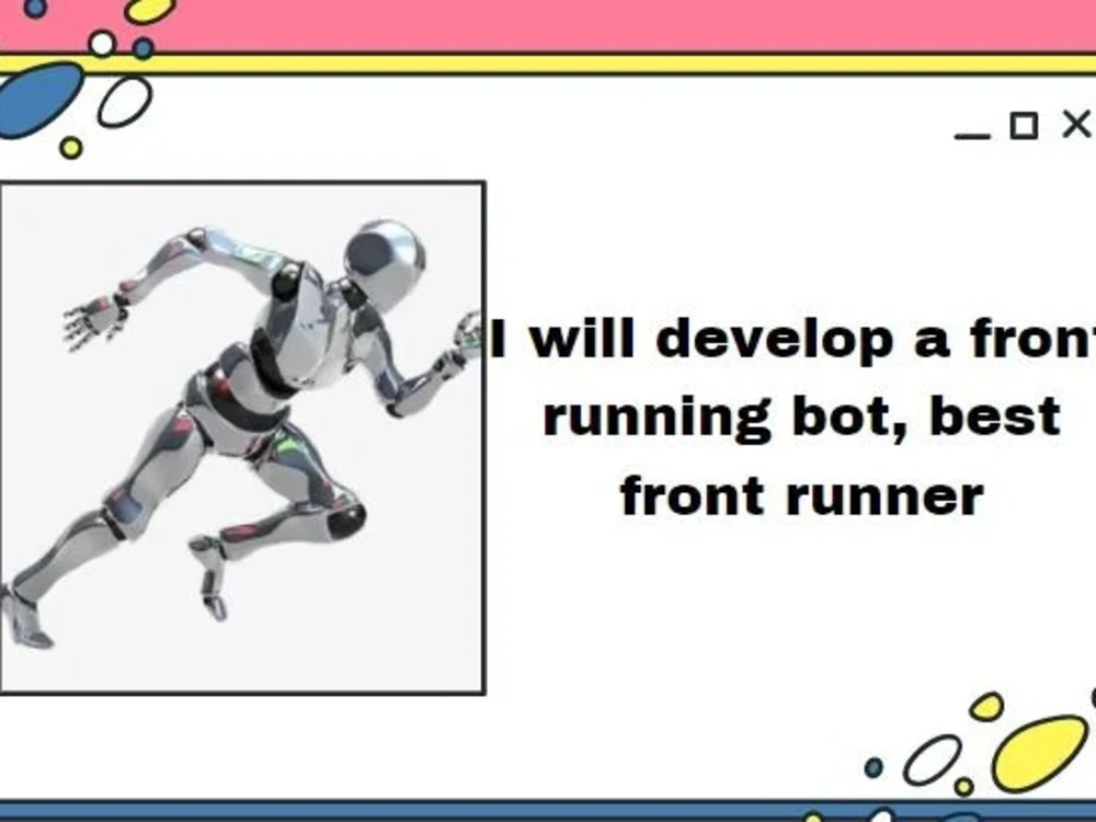 A frontrunning bot, frontrunning bot for uniswap and pancakeswap | Upwork