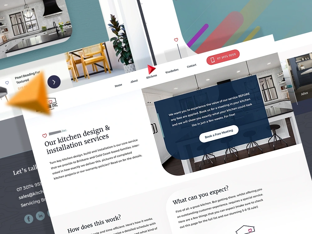 A custom and quality website landing page UI design in Figma / PSD ...