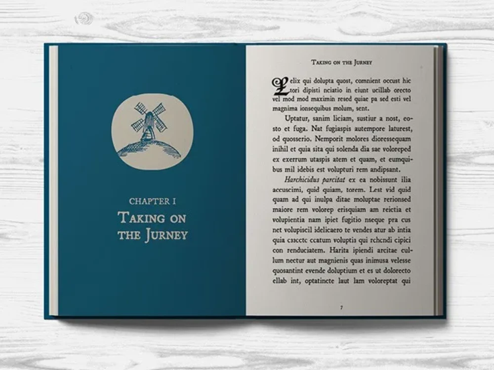 Classic Style Book with Illustration Elements | Upwork