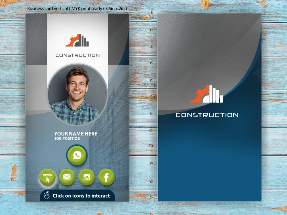 Printable and clickable digital business card | Upwork