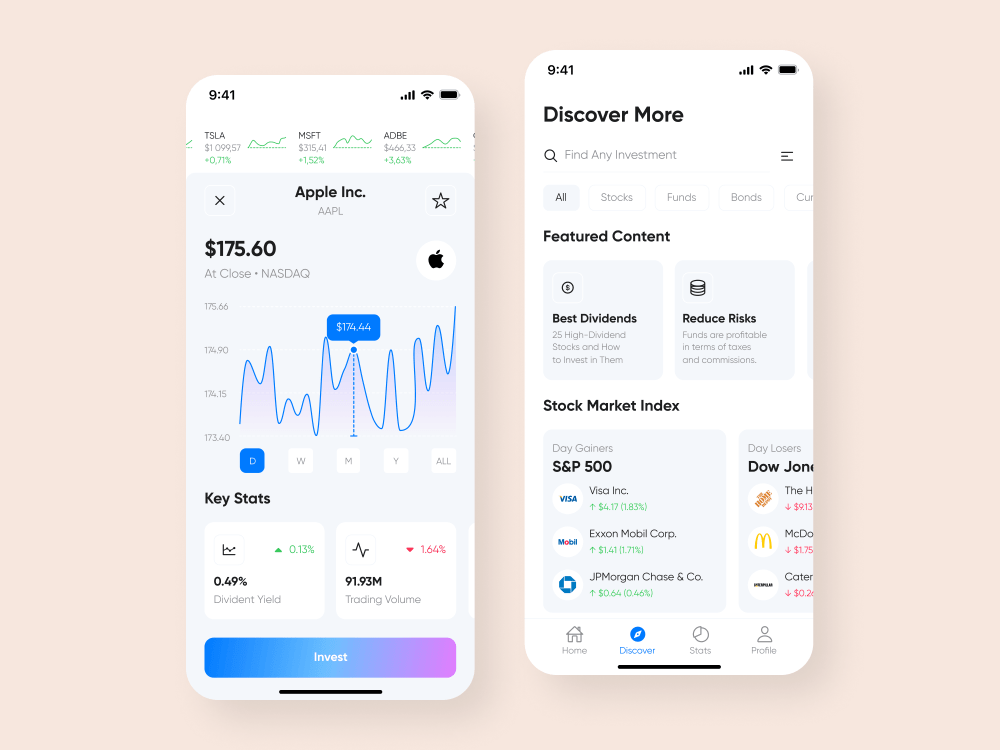 An Aesthetic and Functional Mobile App UX/UI Design | Upwork