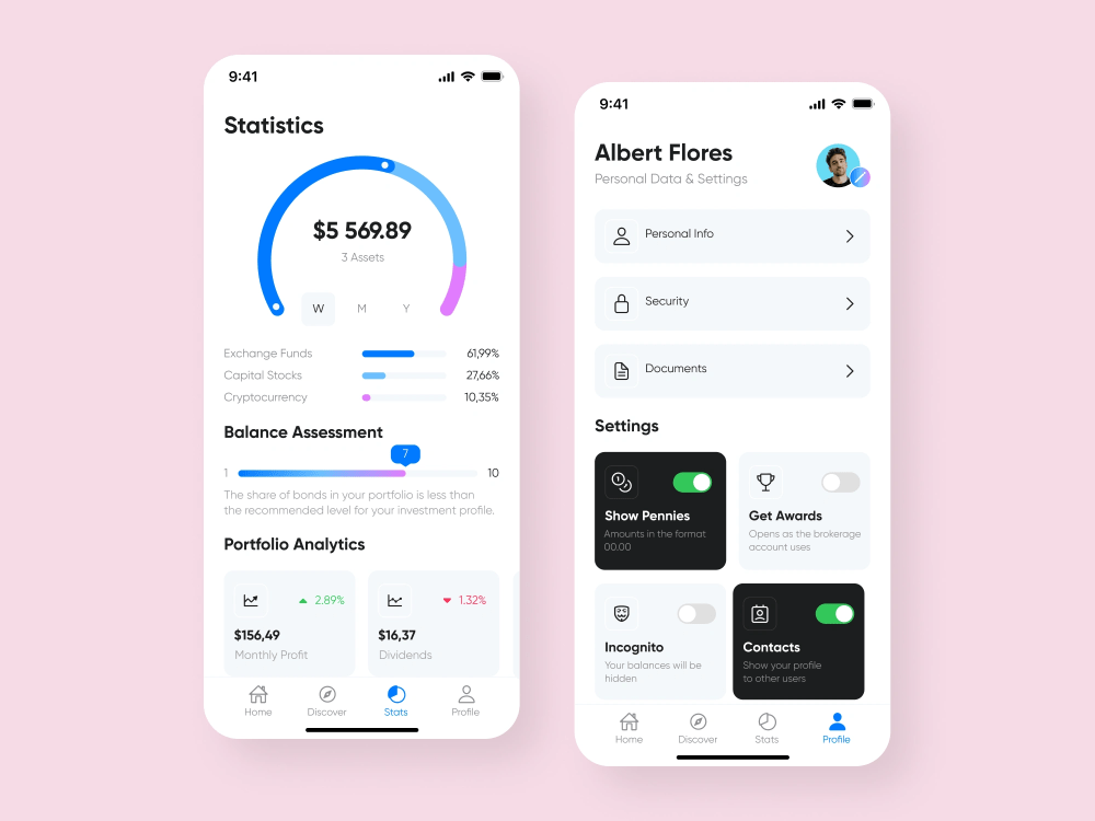 An Aesthetic and Functional Mobile App UX/UI Design | Upwork