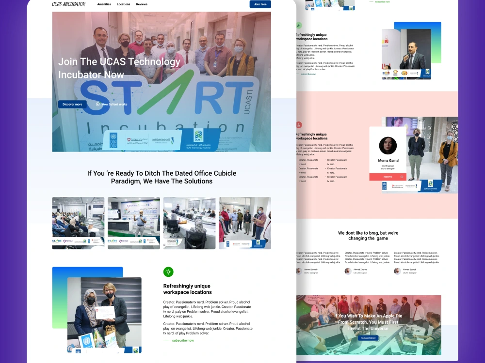Creative, modern, fancy landing page design UX UI design | Upwork