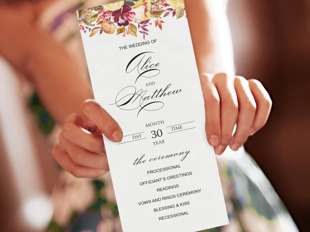 A bespoke wedding invitation | Upwork