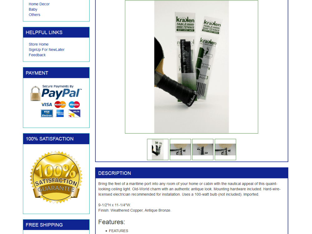 Responsive eBay Listing Template using html css and javascript | Upwork