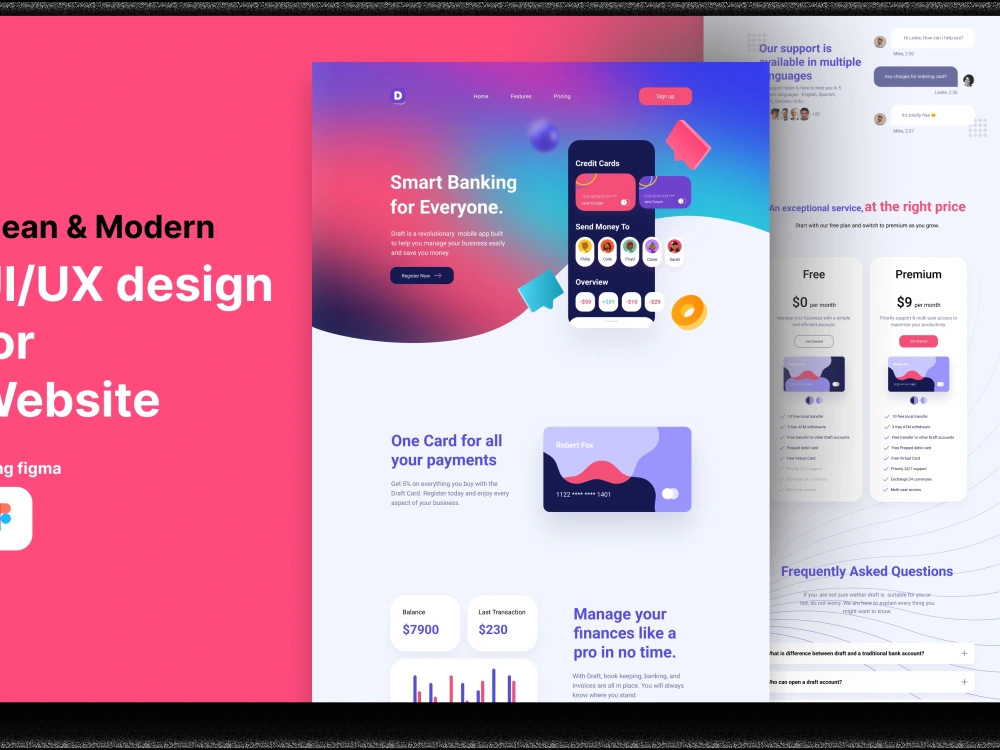 Beautiful UI/UX for your website. | Upwork