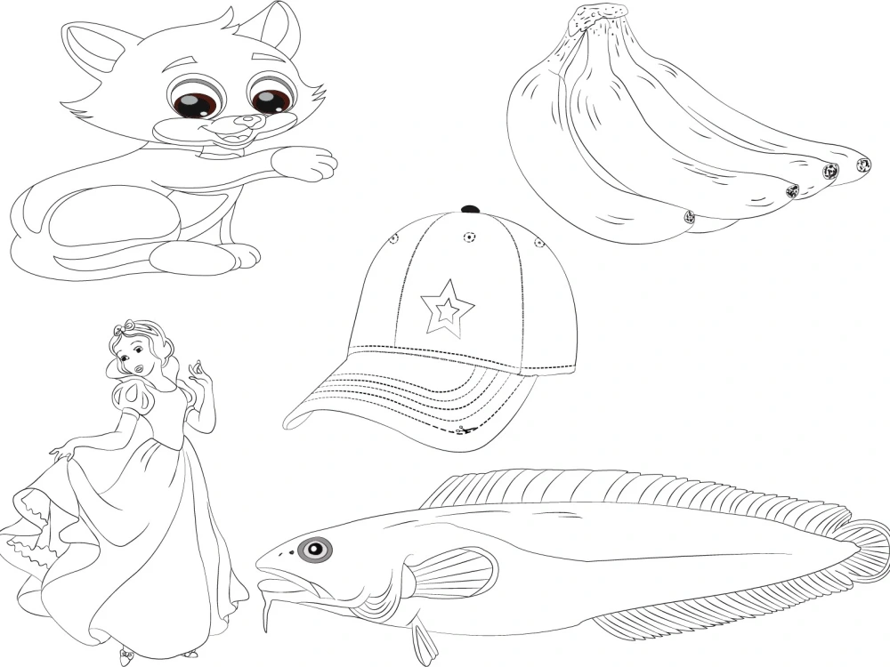 Amazon coloring book page for children | Upwork