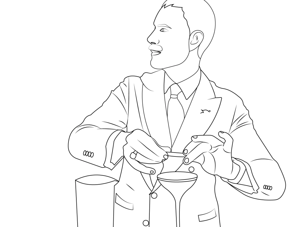 An outline line art picture from your image | Upwork