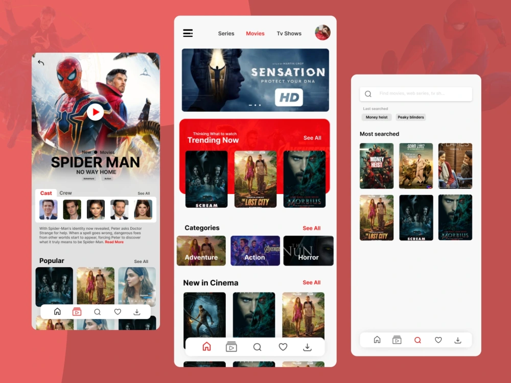 An android/ios application UI design | Upwork