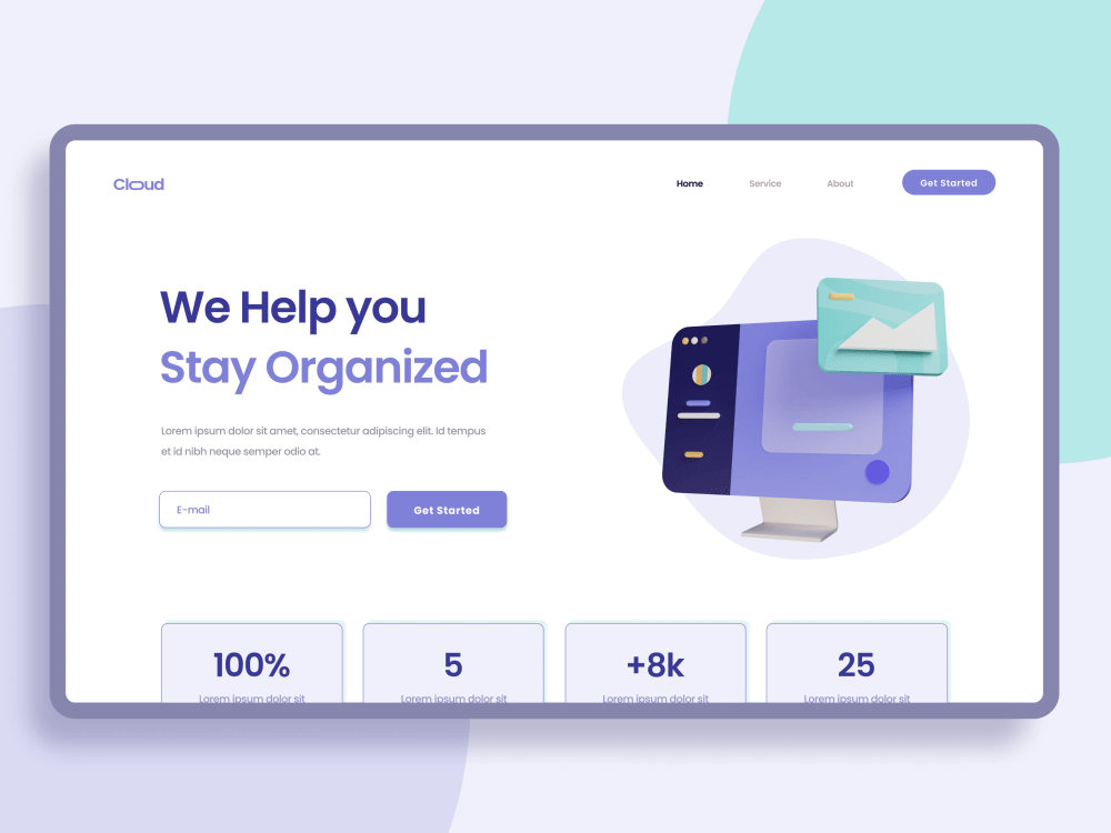 Creative Website UI Design or Landing Page UI Design | Upwork