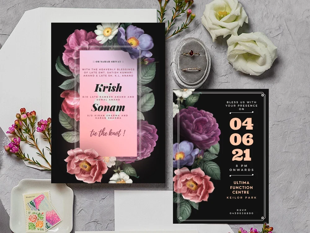 A personalised and eye-catching invitation design for any occasion | Upwork