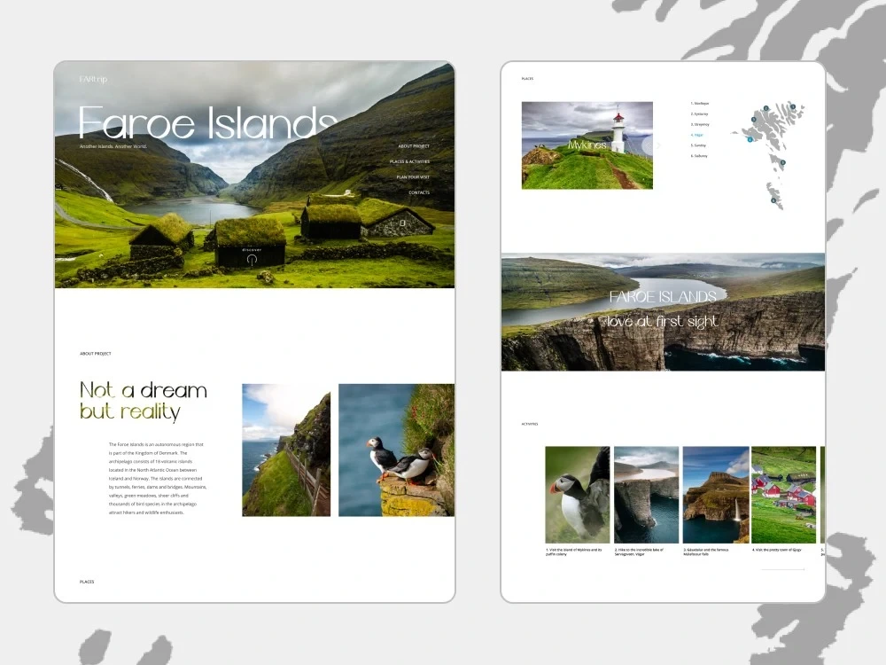 A unique and thoughtful landing page design | Upwork