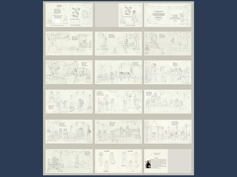 Storyboard for 32-pages picture book | Upwork
