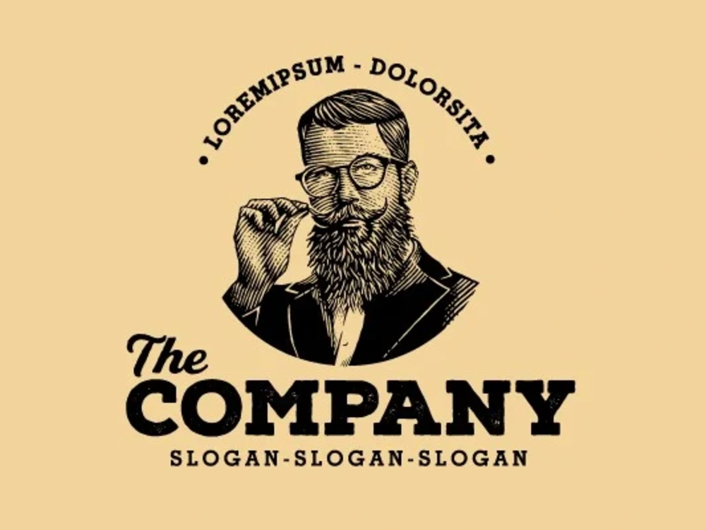 Unique Vintage Logo with Digital Engraving Style | Upwork