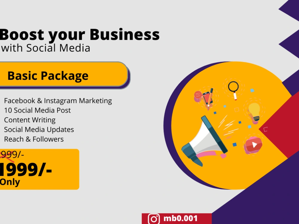 An amazing template design for your social media accounts | Upwork