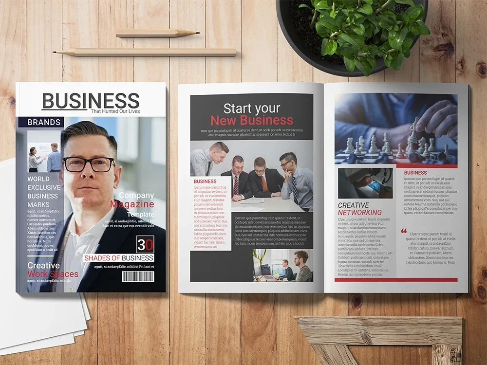 Creative Magazine Cover and Magazine Layout with Adobe Indesign | Upwork