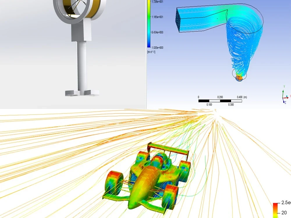 FEA and CFD simulations in ANSYS, Solidworks and Abaqus | Upwork