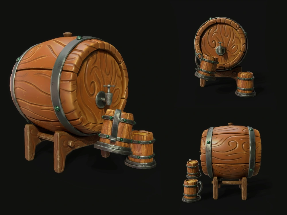 Amazing stylized 3d game ready assets, props | Upwork