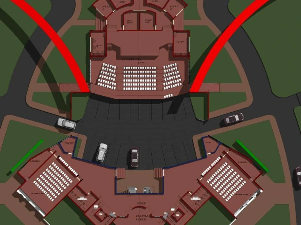 A fantastic amphitheatre design in 24hours | Upwork