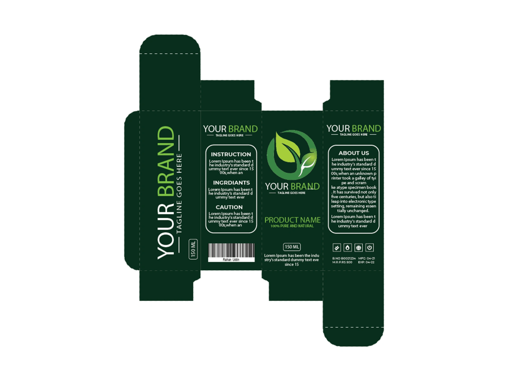 Modern packaging design, box design, Label Design | Upwork