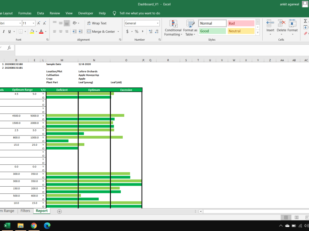 An Advanced Excel Professional Looking Dashboard with Data Analysis ...