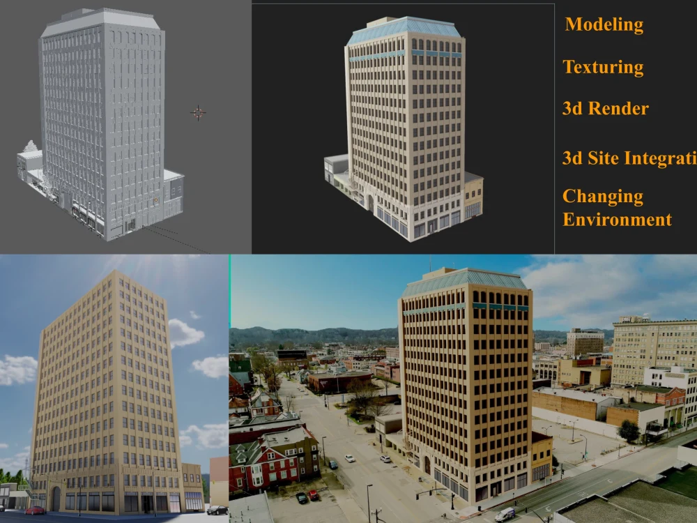 A realistic 3D architectural render | Upwork