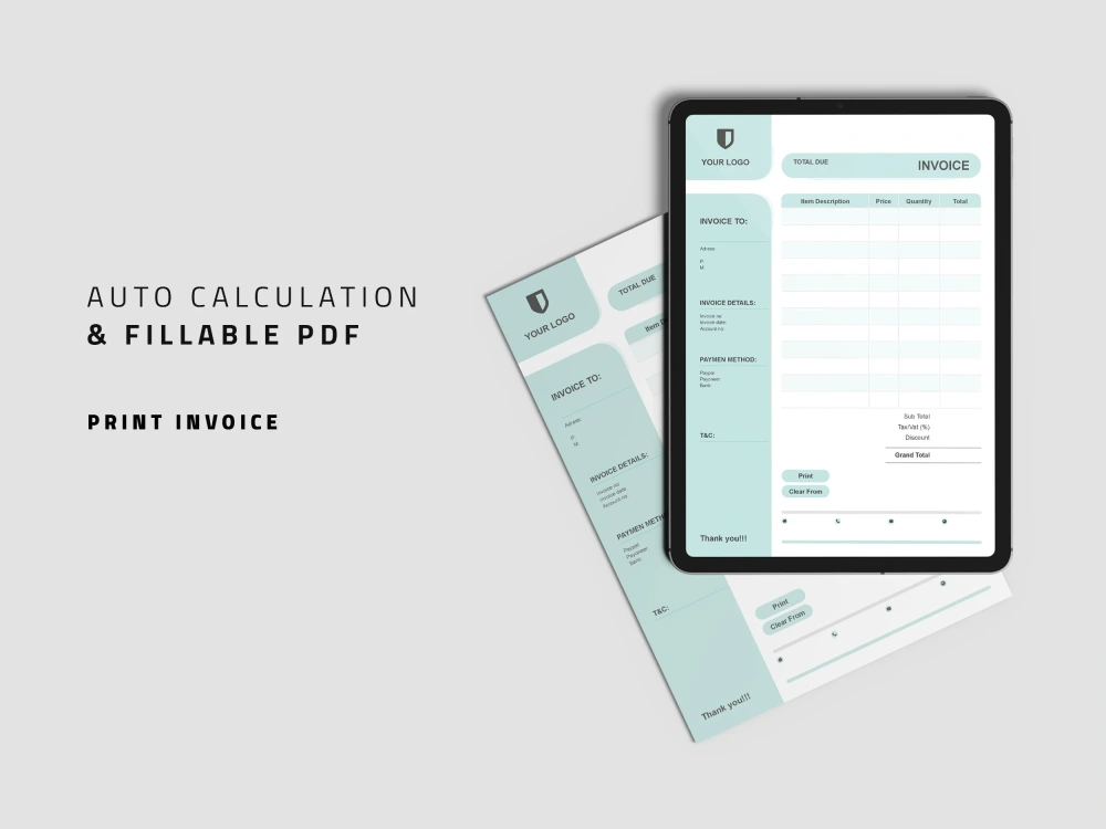 Auto calculation and fillable pdf form | Upwork