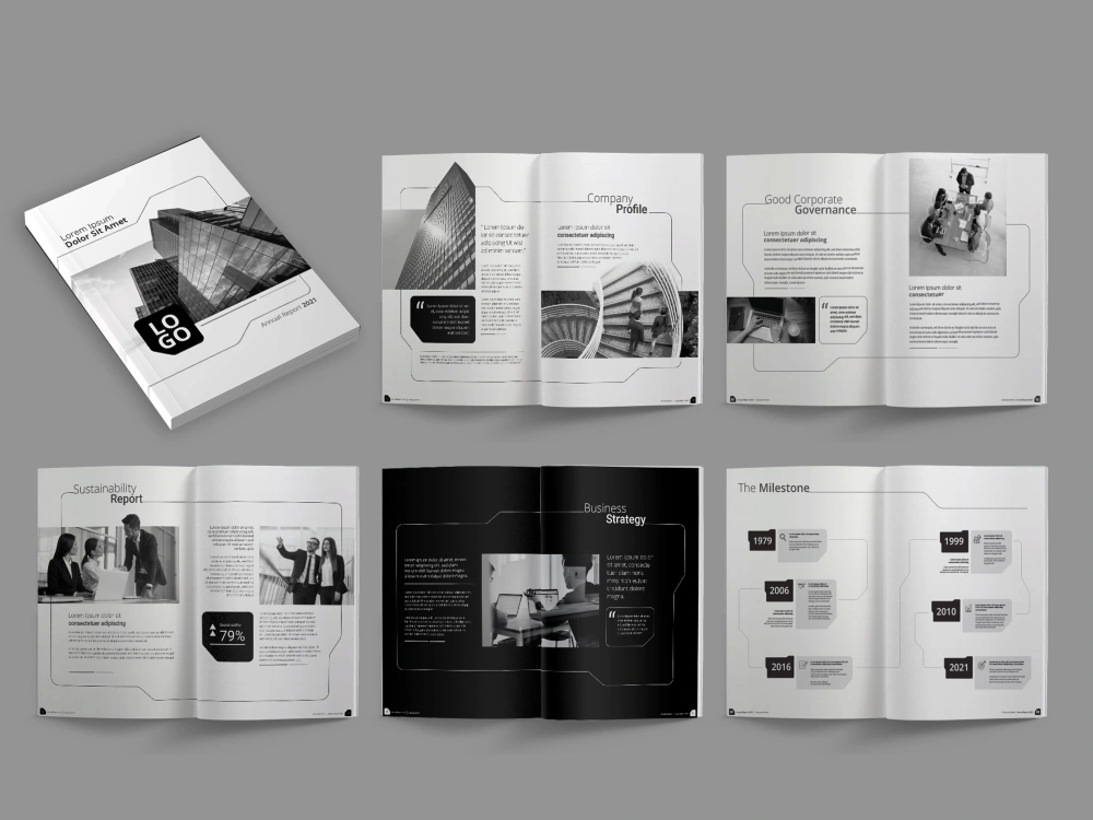 Modern and clean Annual Report Design | Upwork