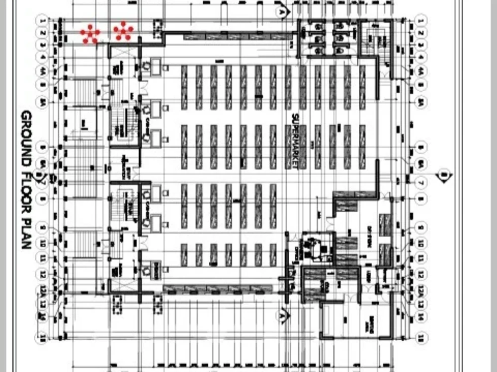 An amazing modern shopping mall complete construction documents here ...