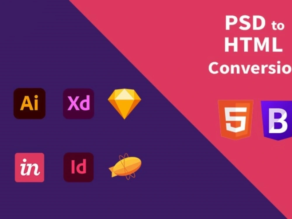 Responsive HTML/CSS/Bootstrap website from Figma, PSD design. | Upwork