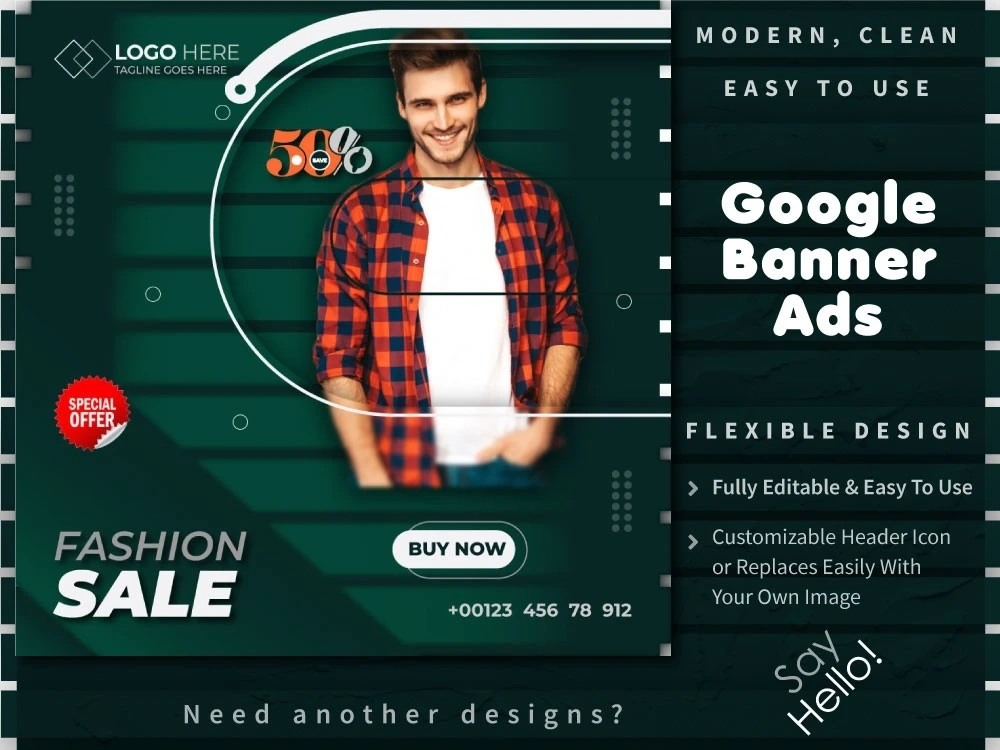 Professional Web Banners & Ads, Google Web Banner & Social Media Ad ...