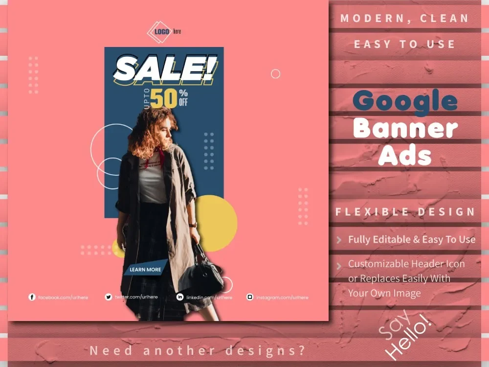 Professional Web Banners & Ads, Google Web Banner & Social Media Ad ...