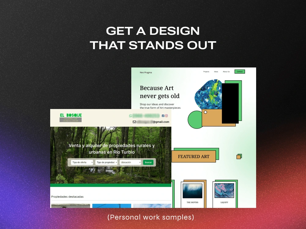 A Professional and Outstanding Web Design | Upwork