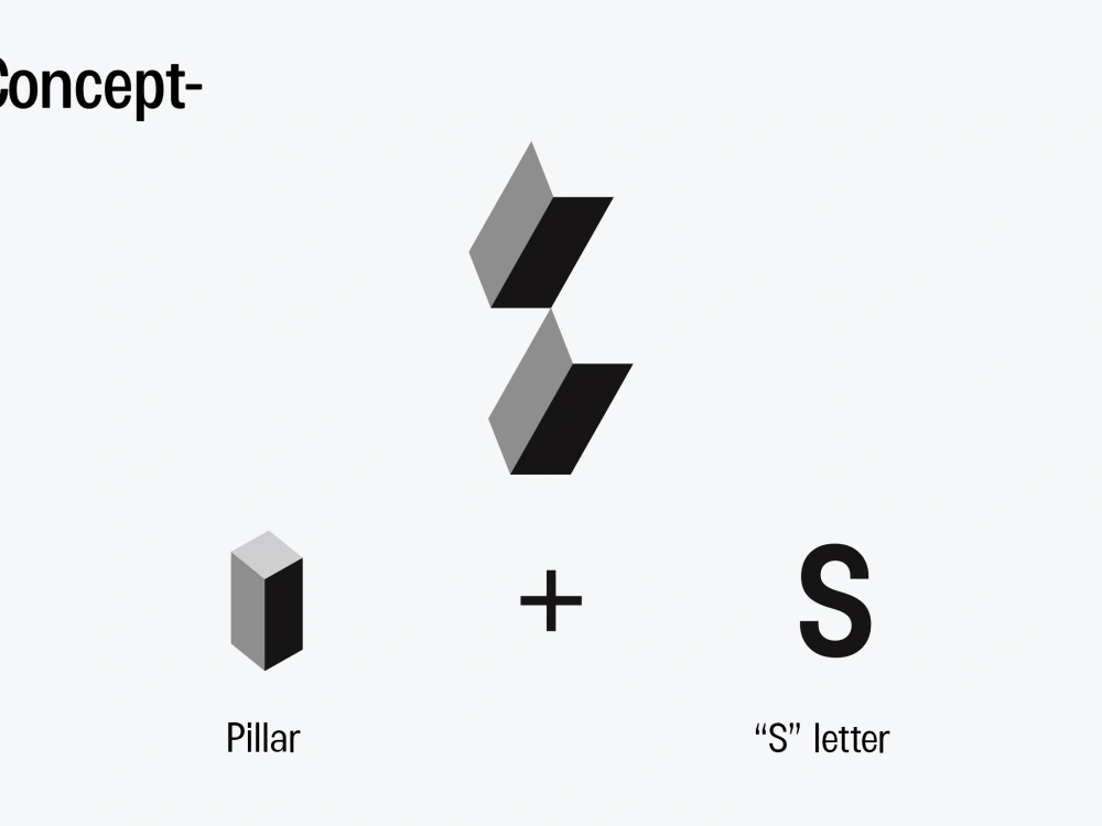 A Geometric Logo with a whole BRANDING KIT (Brand Guidelines + more ...