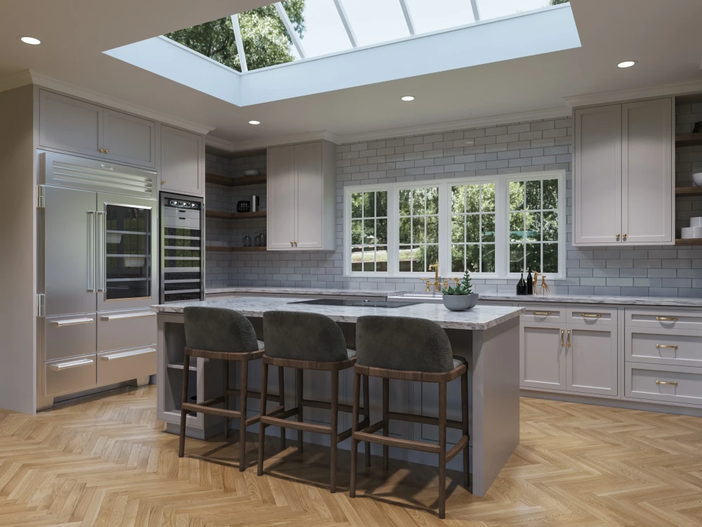 A design with realistic 3d render of your kitchen | Upwork